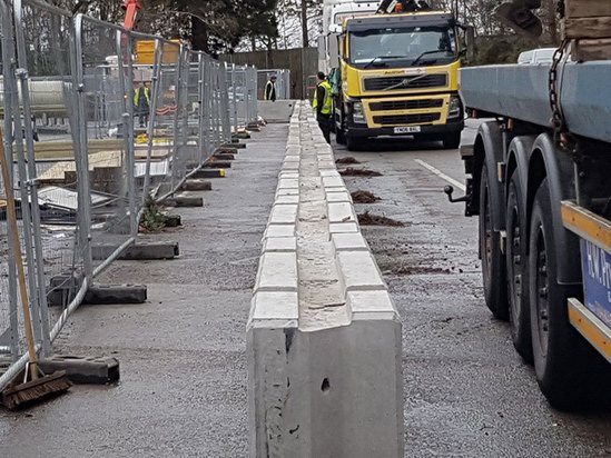 Temporary Vertical Concrete Barriers (TVCBs) | Elite Precast Concrete ...