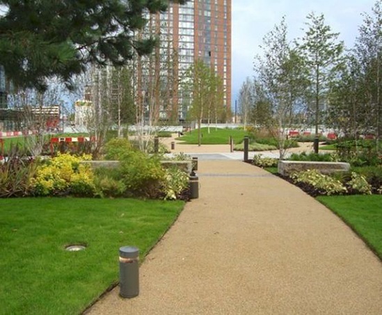 AluExcel landscape edging, Media City, Salford Quays | Kinley | ESI ...