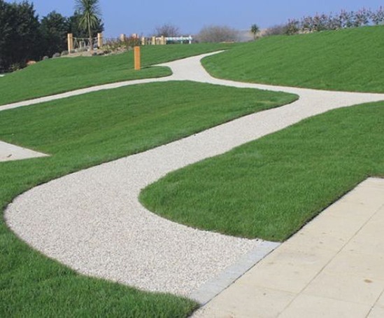 AluExcel pathway edging for Seaview Village holiday park | Kinley | ESI ...
