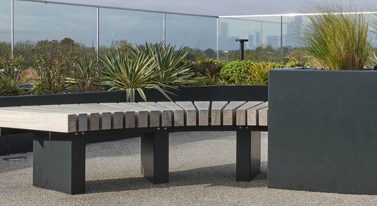 Roof terrace system for modern residential apartments | Raaft | ESI ...