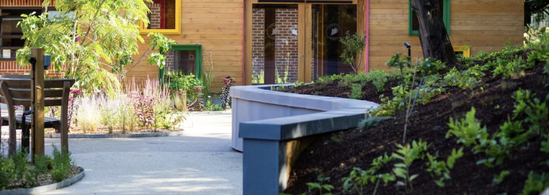 Resin bound pathway edging - Horatio's Garden | Kinley | ESI External Works