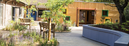 Resin bound pathway edging - Horatio's Garden | Kinley | ESI External Works