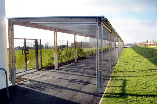 Sheldon Timber Covered Walkway - SPG322 | Langley Design Street ...