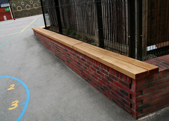 Sheldon Wall Mounted Timber Topped Bench - SBN308 | Langley Design ...