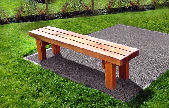 Sheldon All Timber Bench - SBN309 | Langley Design Street Furniture ...