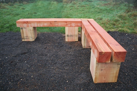 Sheldon Rustic Timber Bench - SBN317 | Langley Design Street Furniture ...