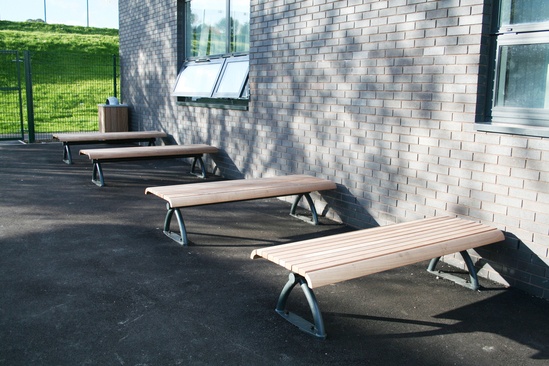 Langley Hardwood Iroko Bench - LBN106 | Langley Design Street Furniture ...