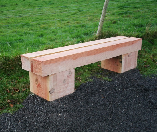 Sheldon Rustic Timber Bench - SBN317 | Langley Design Street Furniture ...