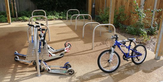 Combined Seating and Cycle Parking Canopy | Langley Design Street ...
