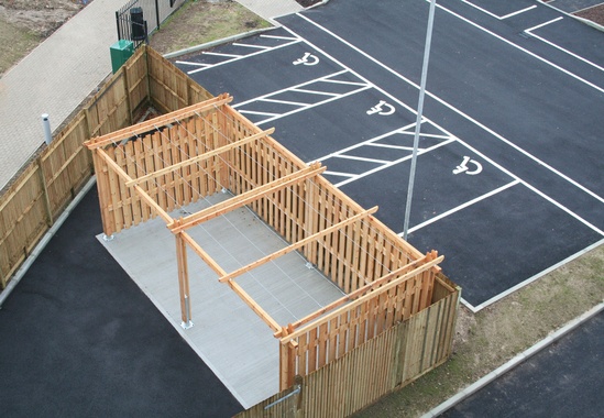 Sheldon timber bin store unit - SBS301 | Langley Design Street ...