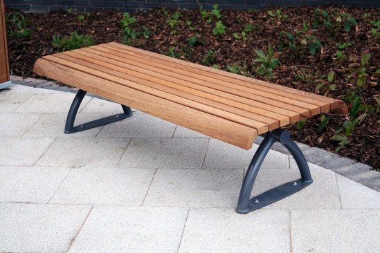 Langley Hardwood Iroko Bench - LBN106 | Langley Design Street Furniture ...