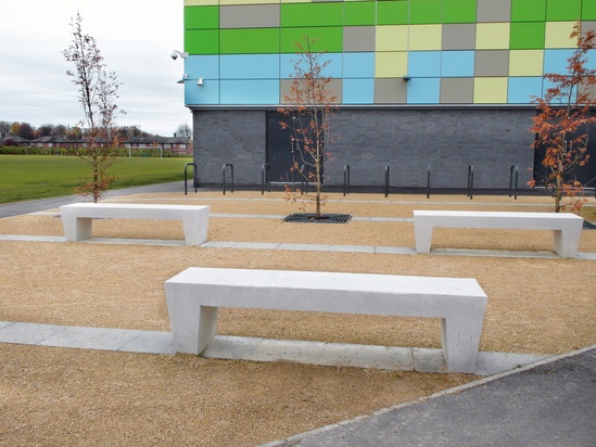 Pewsham Solid Pre Cast Concrete Bench - PBN405 | Langley Design Street ...