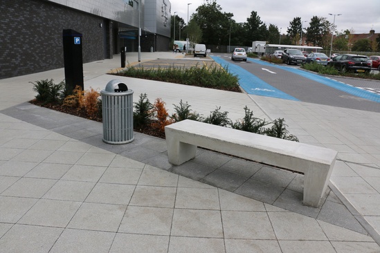 Pewsham Solid Pre Cast Concrete Bench - PBN405 | Langley Design Street ...