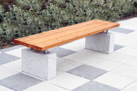 Sheldon Plinth Mounted Bench - SBN304 | Langley Design Street Furniture ...