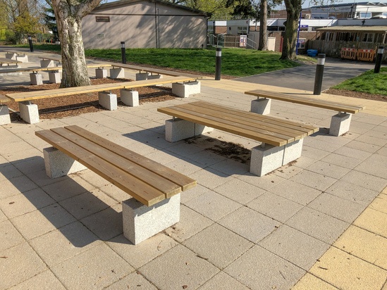 Sheldon Plinth Mounted Bench - SBN304 | Langley Design Street Furniture ...