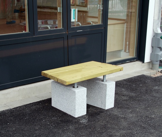Sheldon Plinth Mounted Bench - SBN304 | Langley Design Street Furniture ...