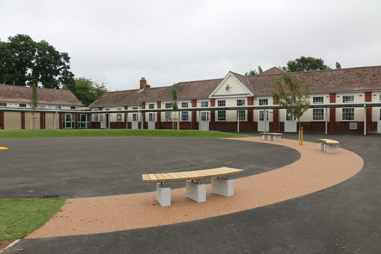Range of street furniture - Ridgeway School, Reading | Langley Design ...