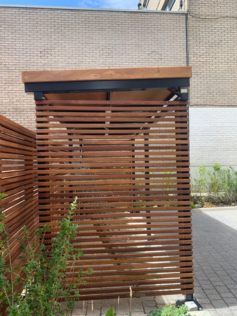Bespoke cycle and bin store facility with sedum roofs | Langley Design ...