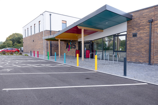 Axis Academy, Crewe | Langley Design Street Furniture | ESI External Works