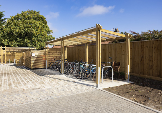 Sheldon Modular Timber Cycle Shelter - SCS301 | Langley Design Street ...