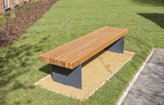 Green roof cycle shelters and benches - housing project | Langley ...