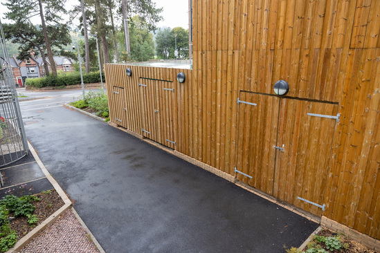 Cycle and bin storage - University of Exeter | Langley Design Street ...