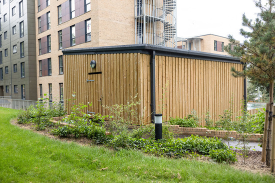 Cycle and bin storage - University of Exeter | Langley Design Street ...