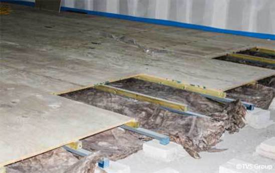 Acoustic floating floor for Cineworld auditorium | TVS Acoustics | ESI ...