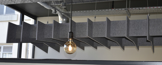 Acoustic baffles reduce noise at The Bridgewater Hall | TVS Acoustics ...