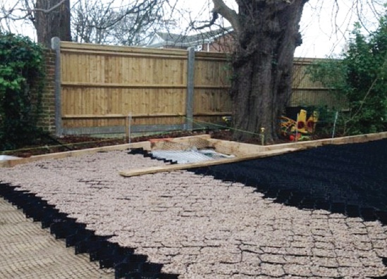 Tree root protection for driveway construction project | CORE Landscape ...