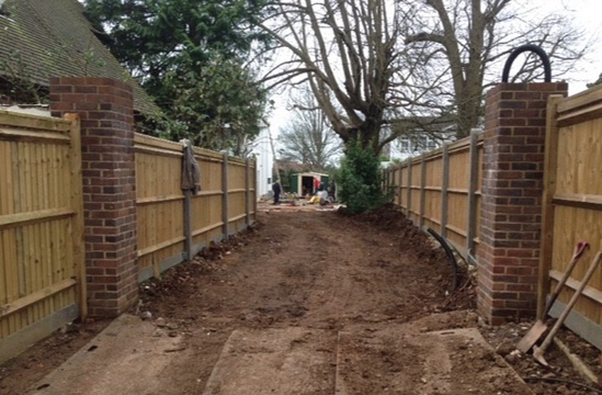 Tree root protection for driveway construction project | CORE Landscape ...