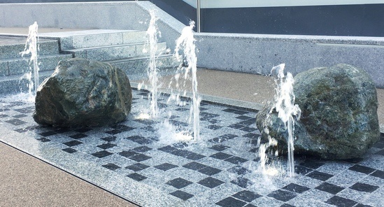 Cascading rill water feature - Woolwich | Fountains & Features Ltd ...