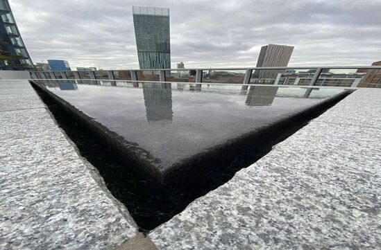 Roof terrace water tables for city centre apartments | Fountains ...