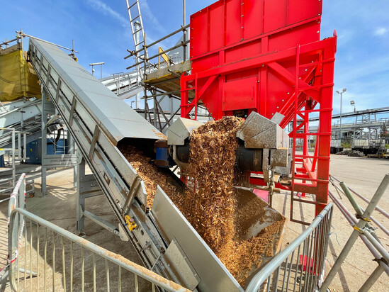 Bulk feed hopper for Kent Renewable Energy | Coveya | ESI Enviropro