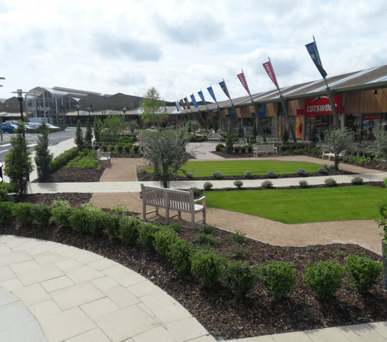 Soft landscaping scheme for Garden Park retail store | East Midlands ...