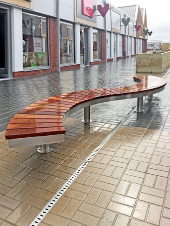 CHRONOS hardwood seat with stainless steel base | Factory Furniture ...