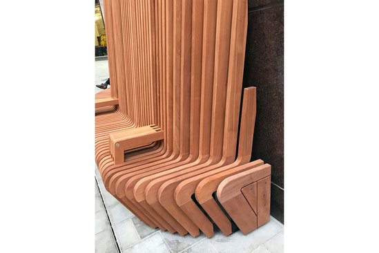 Dramatic feature seating for iconic London tower | Factory Furniture ...