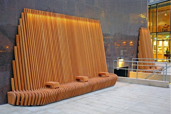 Dramatic feature seating for iconic London tower | Factory Furniture ...