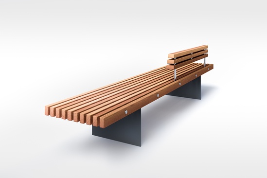 SOCA steel bench | Factory Furniture | ESI External Works