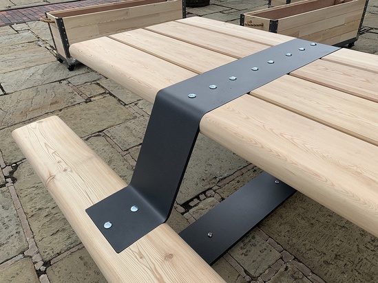 Picnic tables and planters - Canal & River Trust Museum | Factory ...