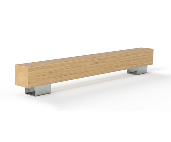 BEAM FSC timber and steel bench | Factory Furniture | ESI External Works