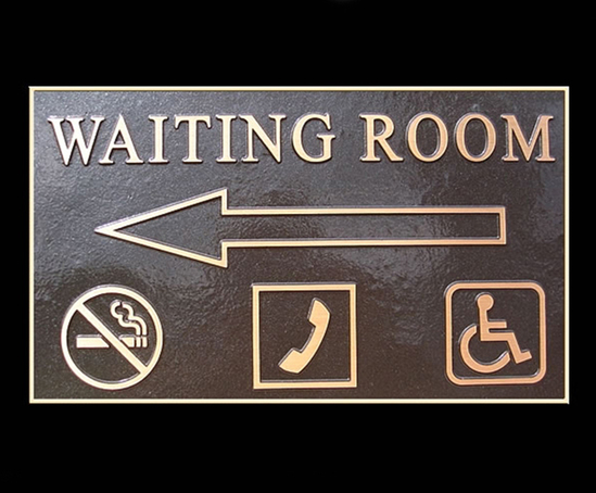 Bespoke metal wayfinding signage | Falon Nameplates | ESI External Works