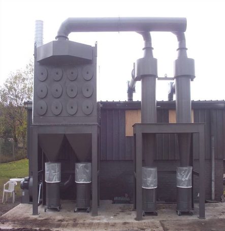 Extracting overspray dust from zinc thermal spraying | The Filter ...