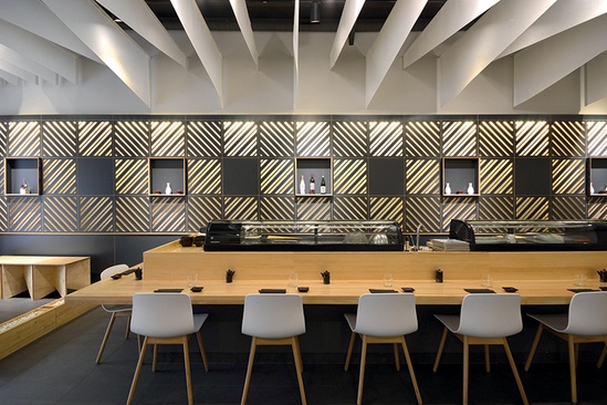 Wall cladding for Barcelona’s oldest Japanese restaurant | Formica ...