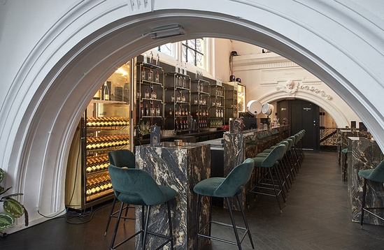 Blue Storm Formica laminate used in Holy Food Market | Formica Group ...