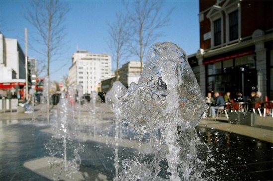 Dry plaza water feature - Lyric Square, Hammersmith | Fountains Direct ...