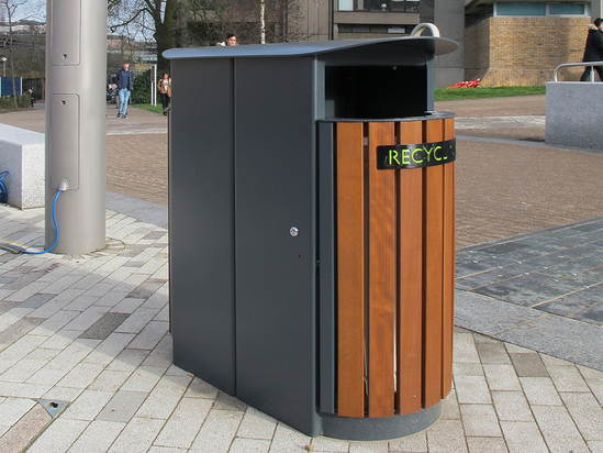 Arca circular litter bin | Furnitubes | ESI External Works