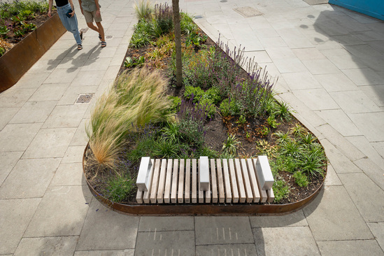 Planters and seating bring community closer to nature | Furnitubes ...