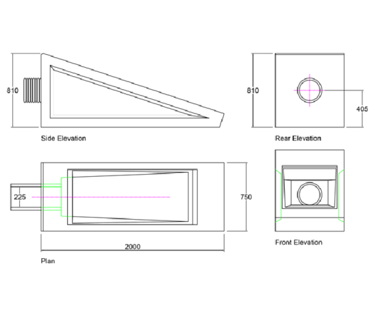 Swale inlet headwall | Althon | ESI External Works