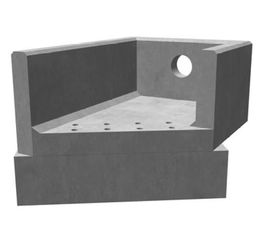 RSFA12 rectangular precast concrete headwall | Althon | ESI External Works